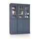 Palace Imports 100% Solid Wood China Pantry with Glass or Solid Wood ...