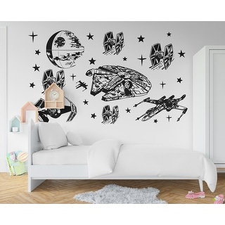 Star Wars Wall Decor Star Wars Wall Decal Star Wars Wall Sticker - Bed ...