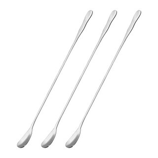 Stainless Steel Stirring Spoon, 3Pcs 10.24-Inch Long Handle Spoon - Bed ...