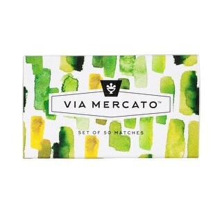 Via Mercato 50Pc Match Box Gift - Green & Gold - Bed Bath & Beyond ...