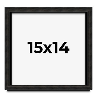 15x14 Shadow Box Black Rustic Barnwood Display Frame | 1.125 Inch - Bed ...