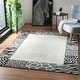Crystal Collection Animal Print Border Design Area Rug - Bed Bath ...