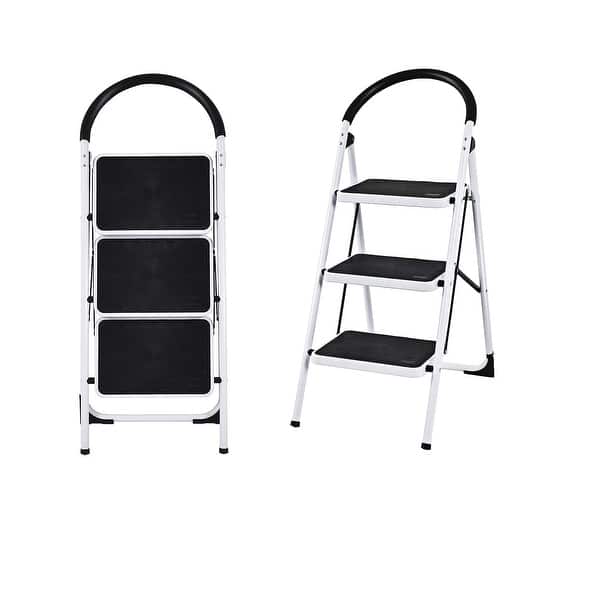 3 Step Ladder Folding Step Stool - Bed Bath & Beyond - 37521804