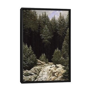 iCanvas "Early Snow, c.1828 " by Caspar David Friedrich Framed - Bed ...