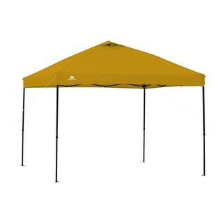 10' x 10' Yellow Instant Outdoor Canopy with UV Protection Material ...