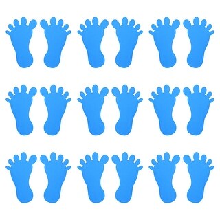 Feet Markers 4.72x9.45 Inch 9 Pair Foot Spot Marker Floor Markers Blue ...