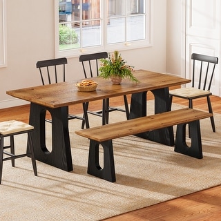 47" Farmhouse Dining Bench - Bed Bath & Beyond - 43803214