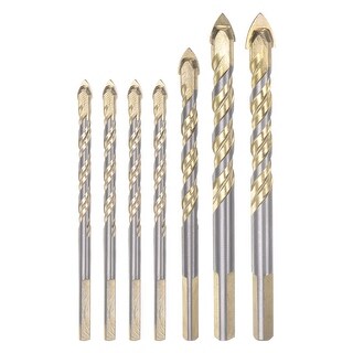 7pcs Masonry Drill Bit Set 1/4" to 1/2" Concrete Drill Bit with ...