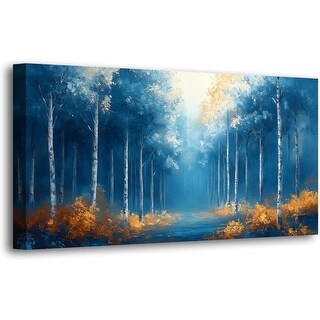 Blue Forest Pictures Canvas Wall Art - Bed Bath & Beyond - 43737343