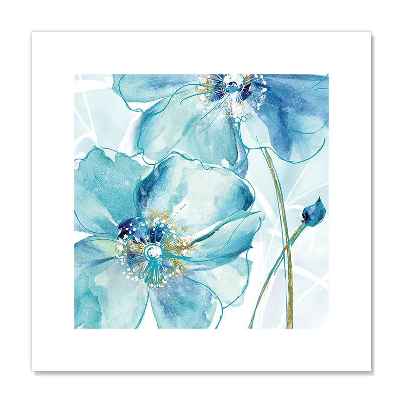 Blue Spring Poppy II - Overstock - 29814184