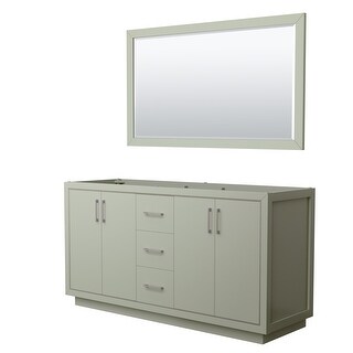 Icon Double Bathroom Vanity Cabinet, 58-Inch Mirror - Bed Bath & Beyond ...