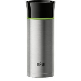 Braun 11-Oz. Double-Wall Thermal Stainless Steel Travel Mug - Bed Bath ...