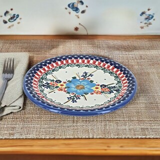 Blue Rose Polish Pottery A114 Andy Dessert Plate - Bed Bath & Beyond ...