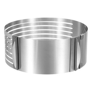 Cake Leveler Slicer Adjustable Round Cake Cutter Ring 7 Layered - Bed ...