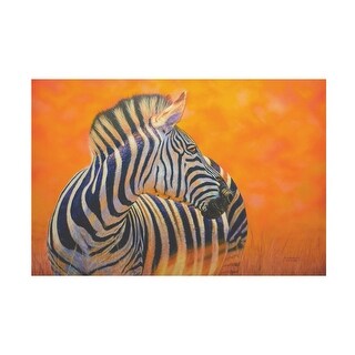 Steve Crockett 'Zebra' Canvas Art - Bed Bath & Beyond - 39504866