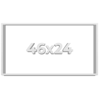 46x24 Shadow Box Frame White 1 Real Wood - Bed Bath & Beyond - 35956671