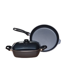HD 3 Piece Set: Fry Pan and Square Casserole Pan - Bed Bath & Beyond ...