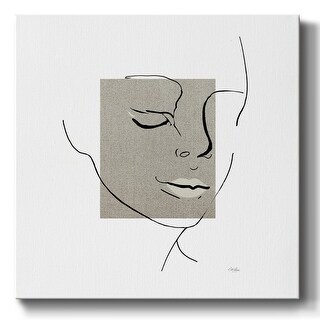 Contemporary Line Art I-Gallery Wrapped Canvas - Bed Bath & Beyond ...
