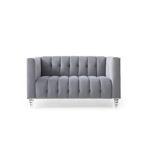 2-Seat Velvet Sofa - Bed Bath & Beyond - 37093085