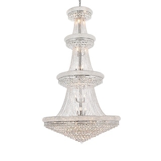 Elegant Lighting V1800G48/RC Primo 42 Light 48" Wide Crystal Empire ...
