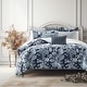 Alexandria Indigo Cotton Comforter Set 8 Piece - Bed Bath & Beyond ...