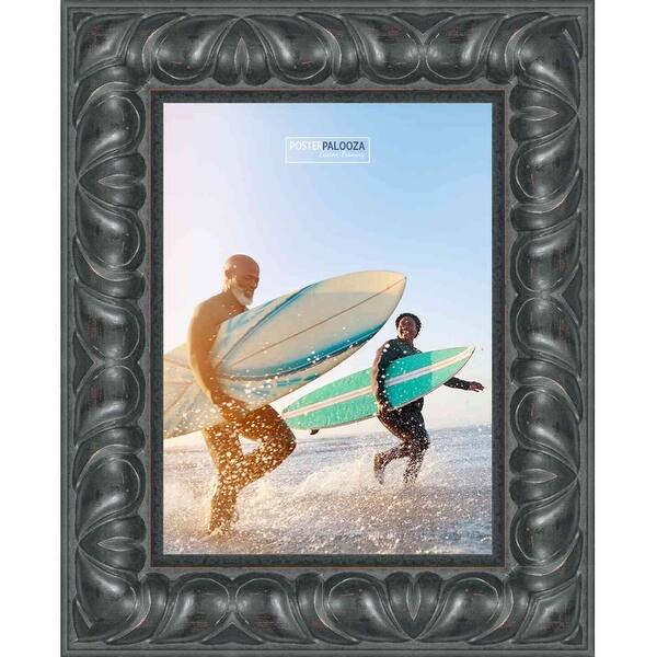 black distressed picture frames