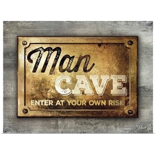 "Man Cave" Poster Print - Multi - Bed Bath & Beyond - 25518244