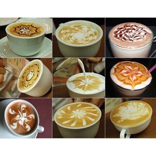 Stainless Steel Coffee Drawing Art Espresso Cappuccino Decorating ...