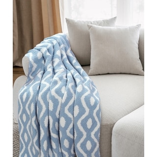 Ogee Feather Knit Throw - Bed Bath & Beyond - 41775333