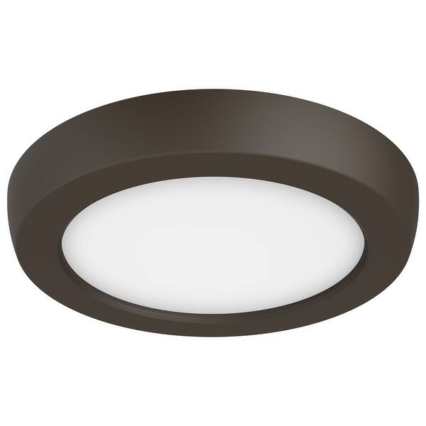 Blink Pro 9W 5in LED Fixture CCT Selectable Round Shape Bronze Finish ...