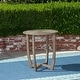 Convex Cross-Stretcher End Table Bistro Table Coffee Table - Bed Bath ...