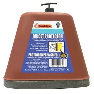 Thermwell Products Co. Plastic Faucet Cover FC2 Unit: EACH - Bed Bath ...