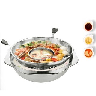 32cm Stainless Steel Rotating Hot Pot - Bed Bath & Beyond - 41226102