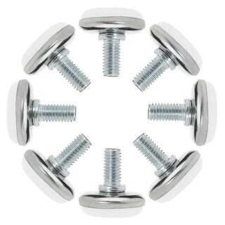 M8 x 25 x 30mm Furniture Glide Leveling Feet Adjustable Leveler Floor ...
