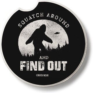 Squatch Around Car Cup Holder Coaster, 2-Pack - Bed Bath & Beyond ...