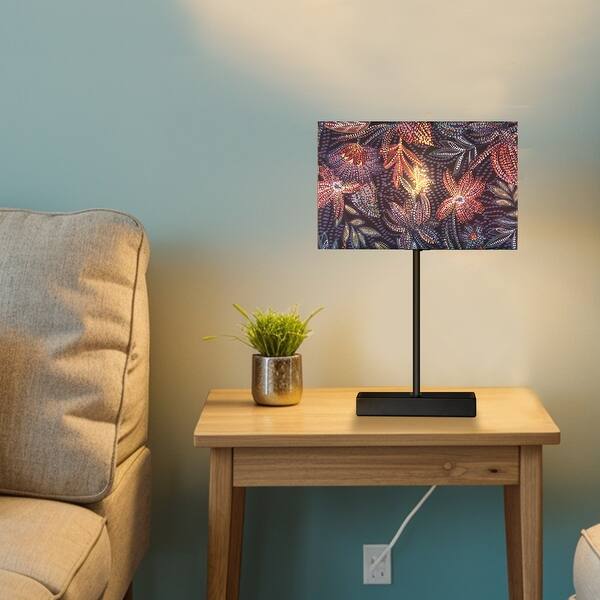 20" table lamp with floral shade - 20 inch - On Sale - Bed Bath ...