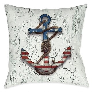 Laural Home Patriotic Coastal Float Indoor Decorative Pillow - Bed Bath ...