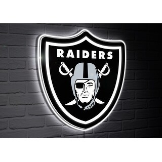 Las Vegas Raiders Team Logo LED Wall Decor Lighted Sign - Bed Bath ...