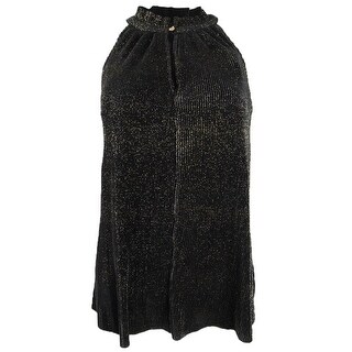 Rachel Rachel Roy Women's Metallic Halter Top - Bed Bath & Beyond ...