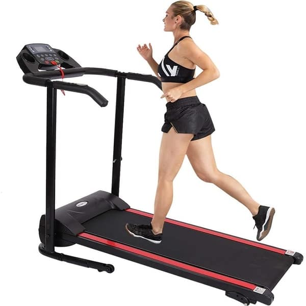 Folding Treadmill Electric Device Holder Shock Absorption Incline ...