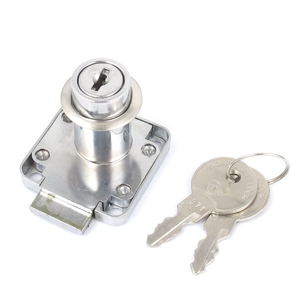 Glass Cabinet Single Door Cylinder Head Security Lock Locking w 2 Keys ...