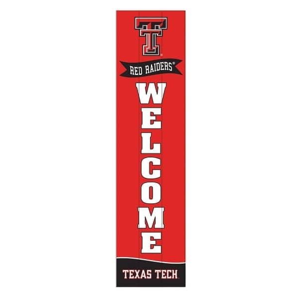 47" Porch Leaner Welcome Wall Sign, Texas Tech University - Bed Bath ...