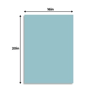 Aqua Blue 16x20 Backing Board - Uncut Photo Mat Board - Bed Bath ...