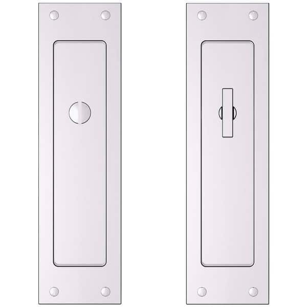 Baldwin Santa Monica Privacy Pocket Door Set with Door Pull from the ...