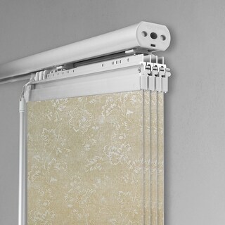 InStyleDesign Lucinda 4-Panel Single Rail Panel Track Extendable 48"-88 ...