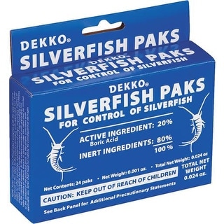 Dekko Manufacturing 24Pk Silverfish Paks 1047 Unit: EACH - Bed Bath ...