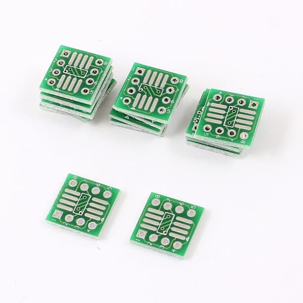 15 x SMD 0.65mm Pitch to 1.27mm Pitch IC DIP PCB Board Adapter Socket ...