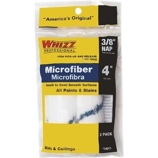 Whizz Roller System 2Pk 4" Microfiber Covers 74011 Unit: EACH - Bed ...