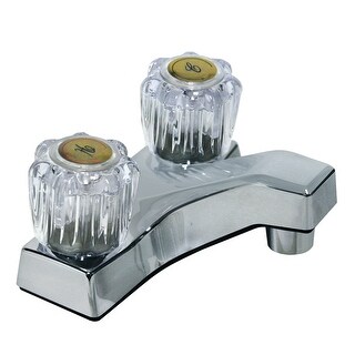 AquaPlumb 1551110 Water-Saving 2 Handle Plastic Bathroom Faucet - Bed ...