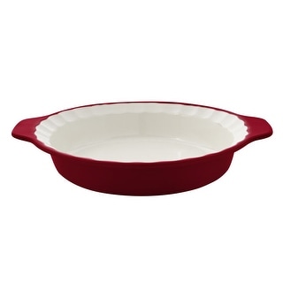KitchenAid Vitrified Stoneware Pie Plate, 9 Inch, Red - Bed Bath ...